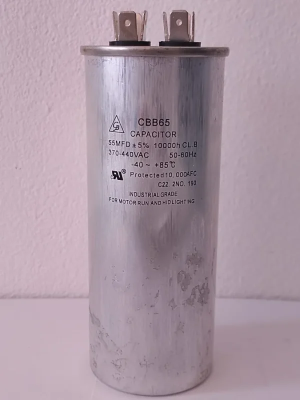 CAPACITOR 55 MFD 440 VCA GB – Prisaire expertos en Aires Acondicionados